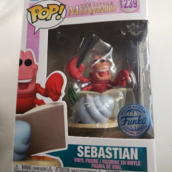 Funko | Toys | Funko Pop Vinyl Figure Sebastian The Little Mermaid 239 ...